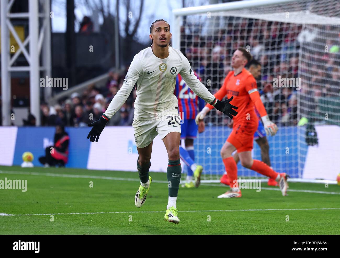 London, England, 25th January 2026. Joao Pedro of Chelsea celebrates ...
