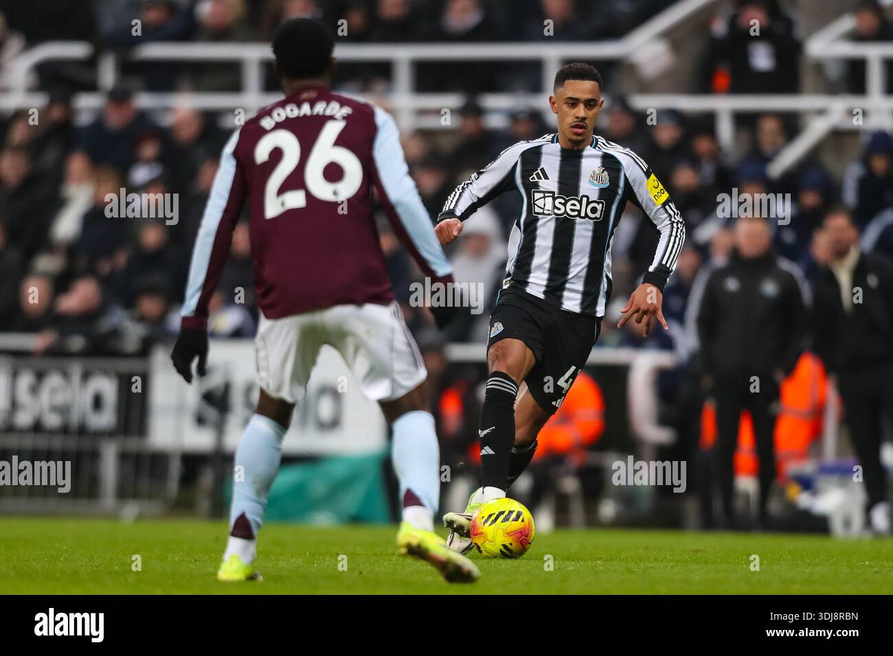 Jacob Ramsey Of Newcastle United in action during the Newcastle United ...