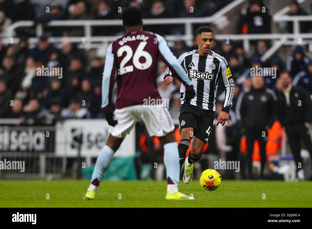 Jacob Ramsey Of Newcastle United in action during the Newcastle United ...