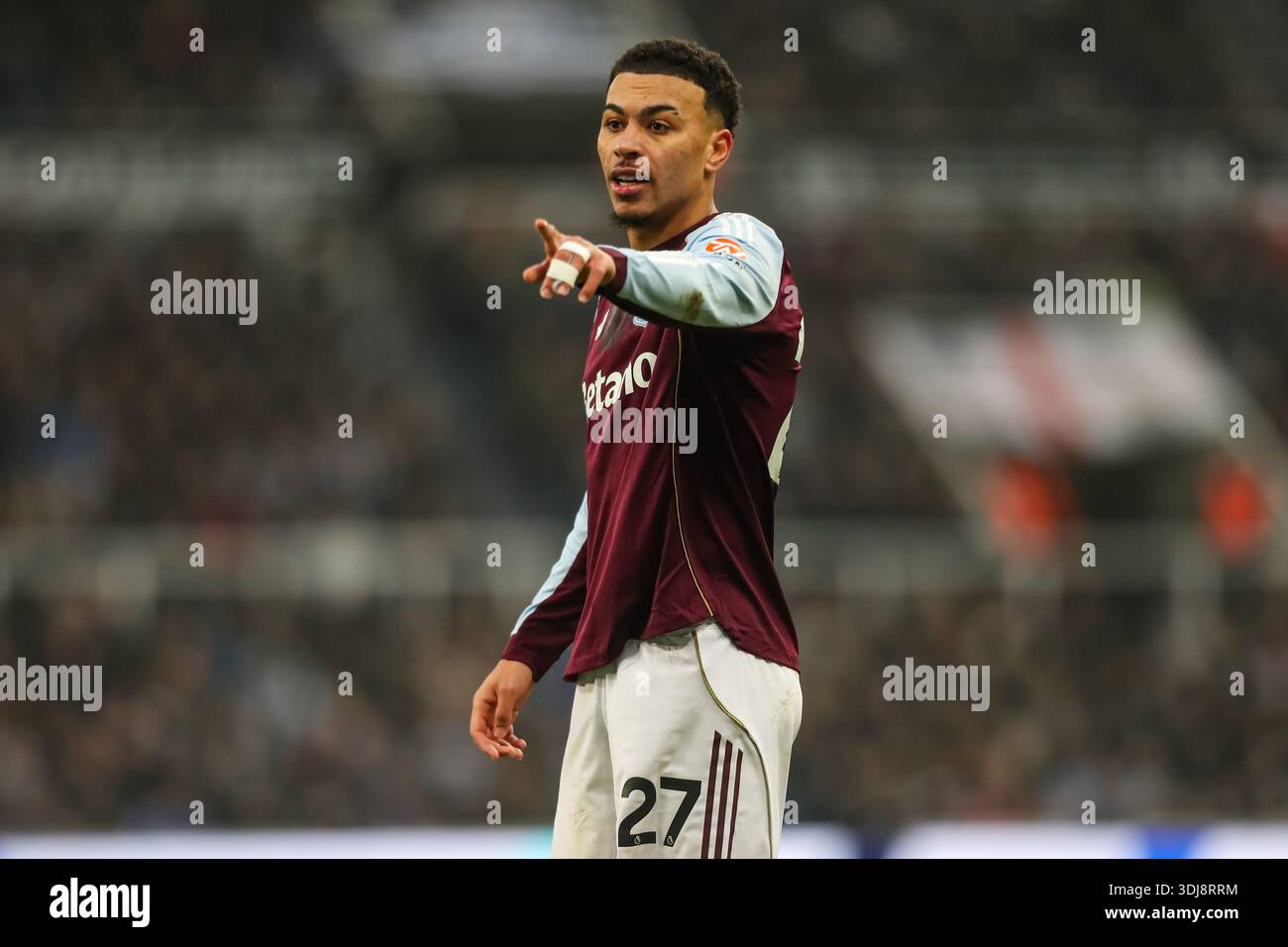 Morgan Rogers Of Aston Villa during the Newcastle United v Aston Villa ...