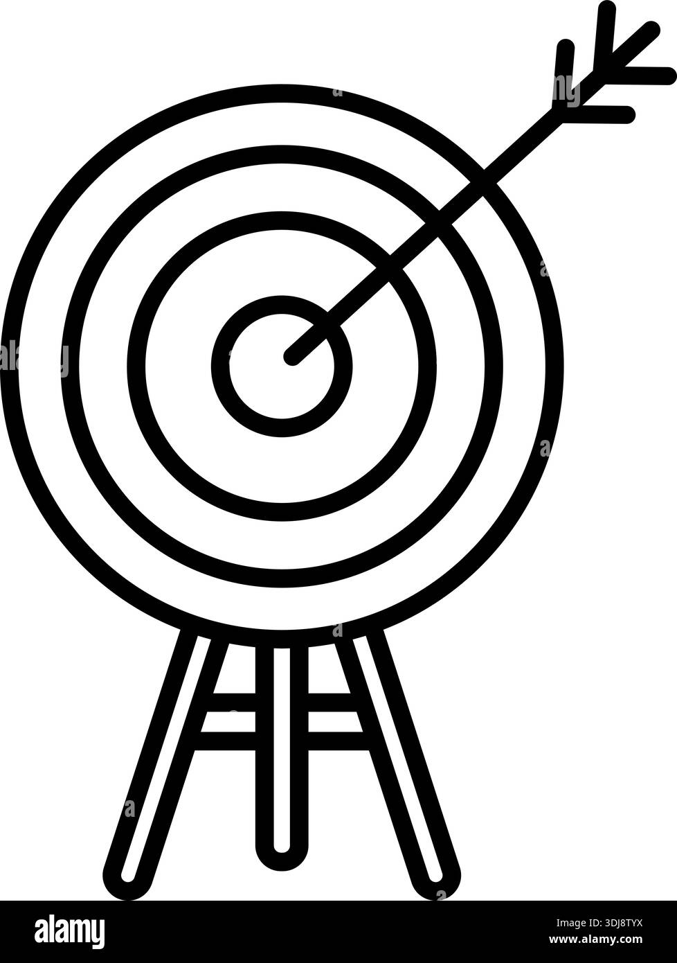 Focus goal objective icon Black and White Stock Photos & Images - Alamy