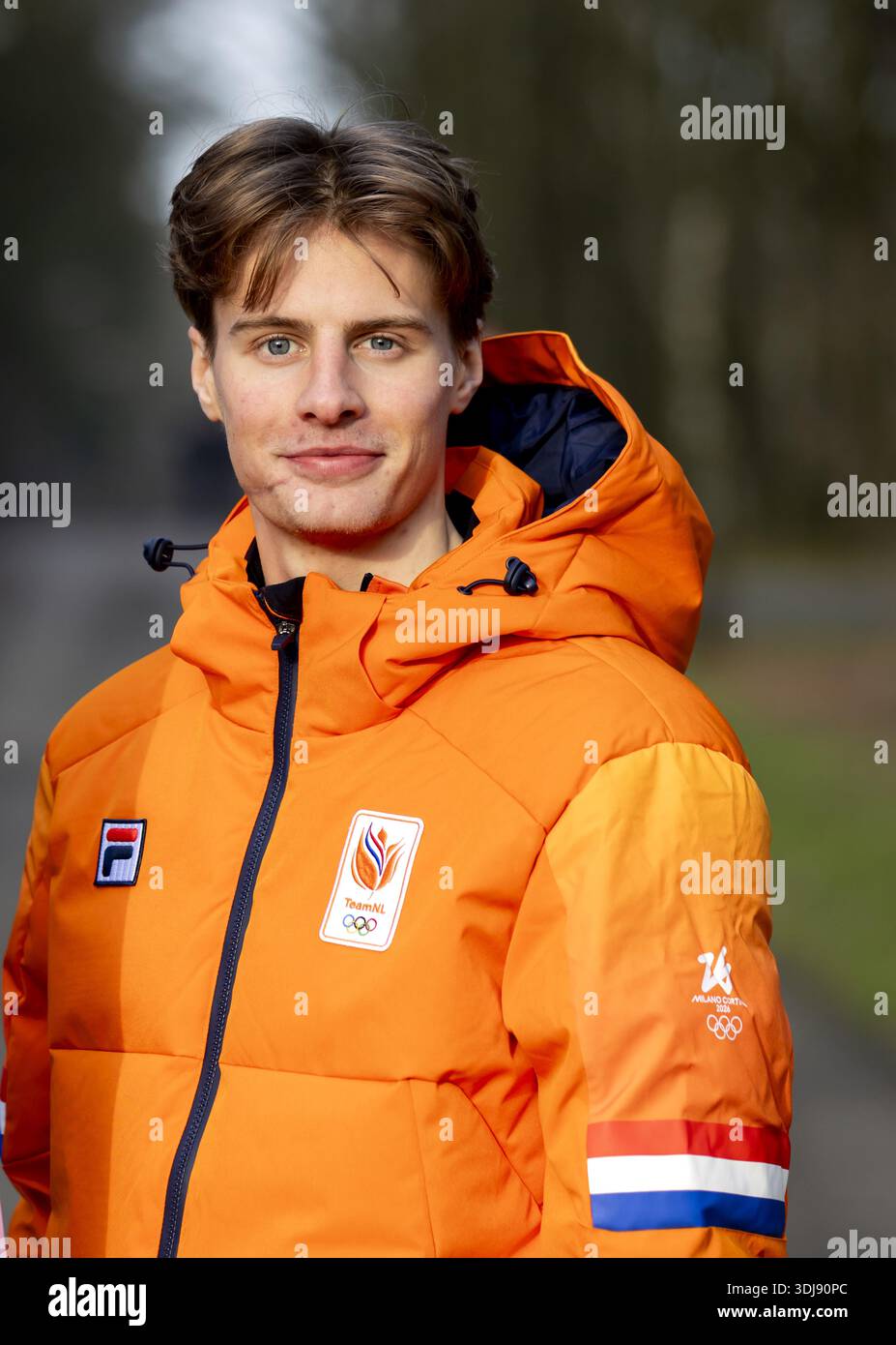 ARNHEM – Short track speed skater Jens van 't Wout is presented as the ...