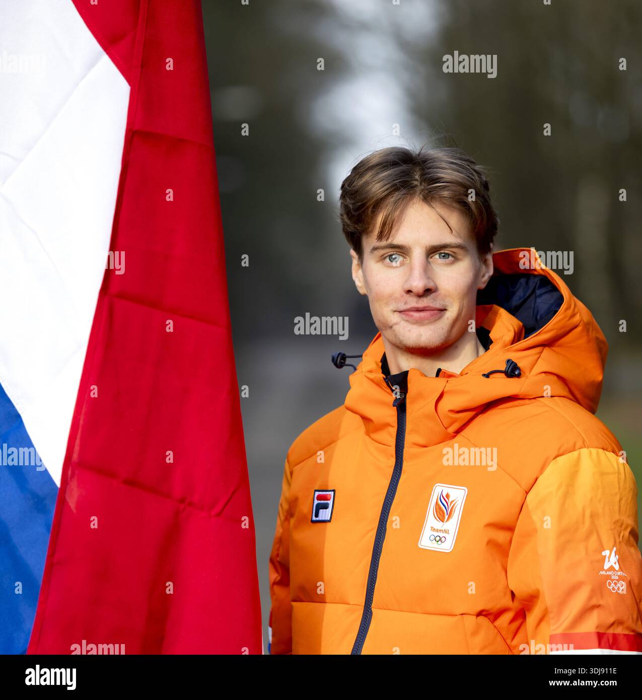 ARNHEM – Short track speed skater Jens van 't Wout is presented as the ...