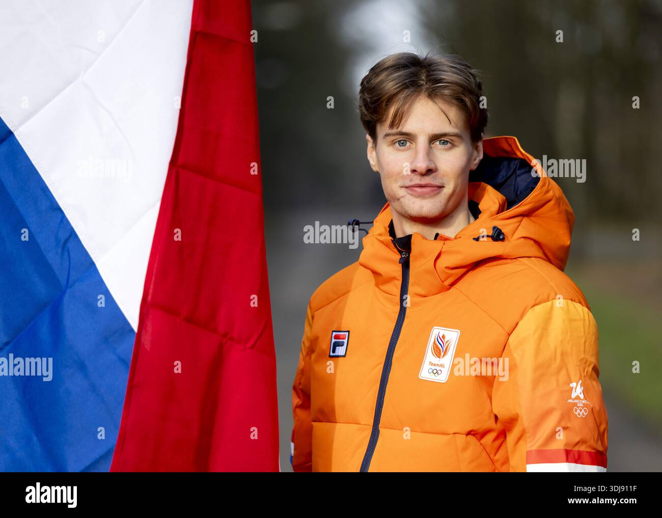 ARNHEM – Short track speed skater Jens van 't Wout is presented as the ...