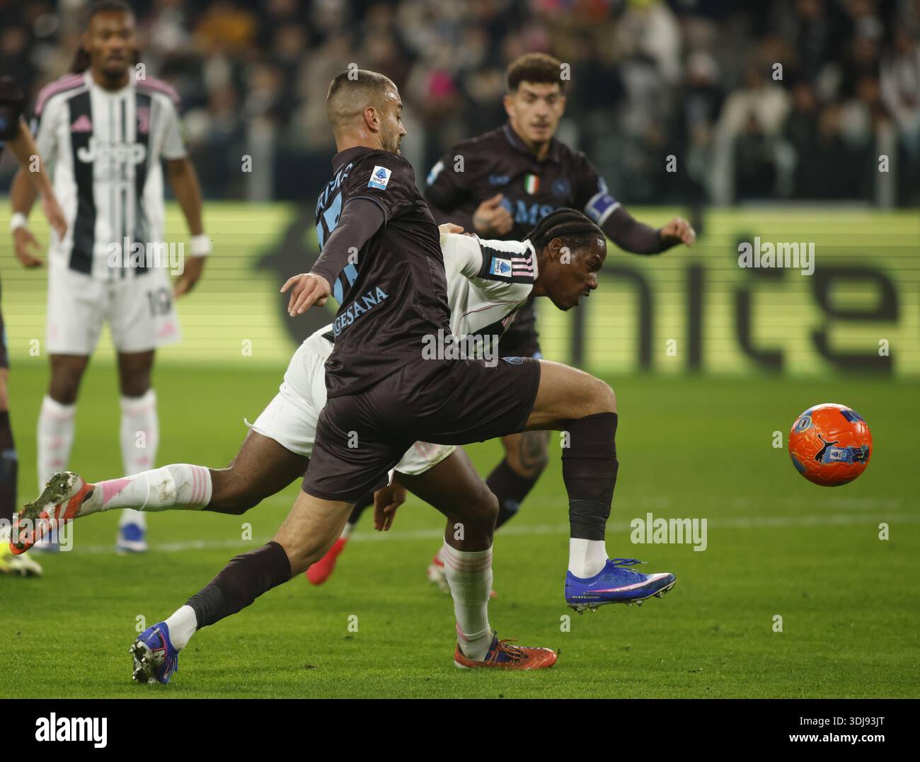 Jonathan David of Juventus FC scoring a goal during the Italian Serie A ...