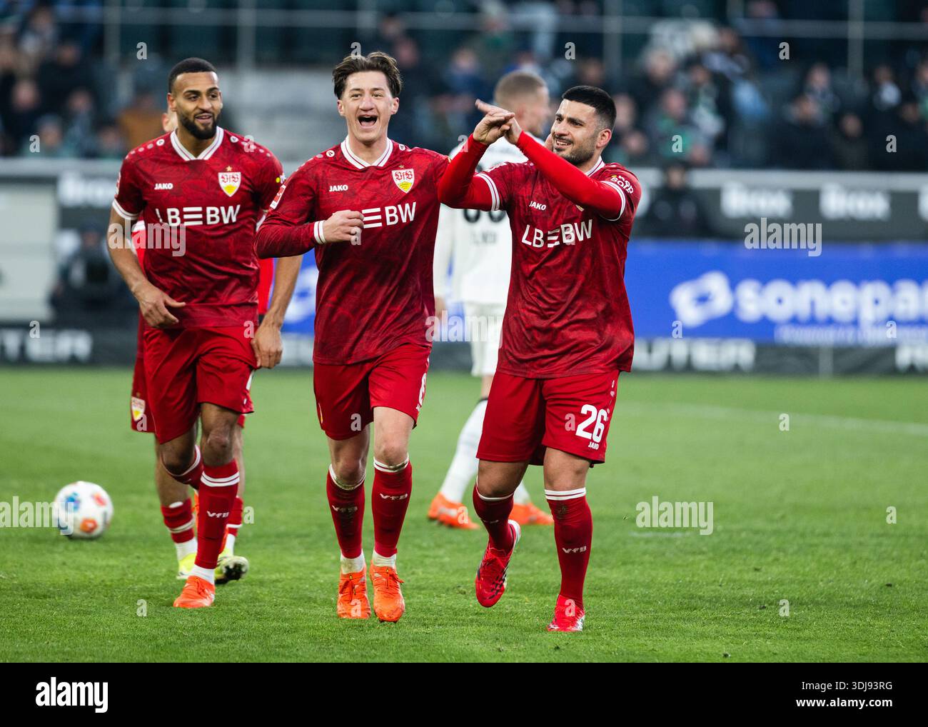 Moenchengladbach, Borussia Park, 25.01.2026: Deniz Undav of Stuttgart ...