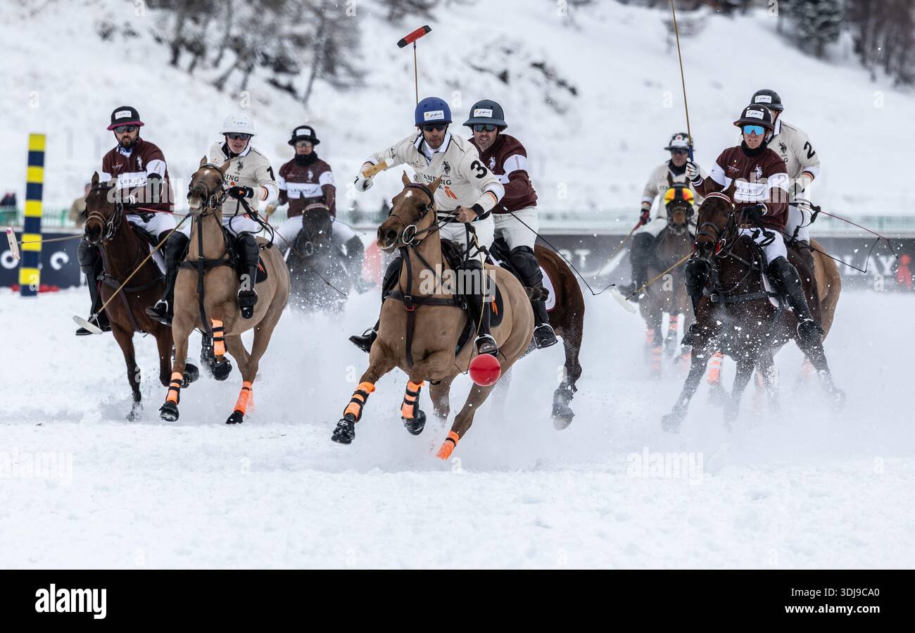 The Netherlands, 2026-01-25 15:11:36 25-01-2026, St Moritz, CH. Snow ...