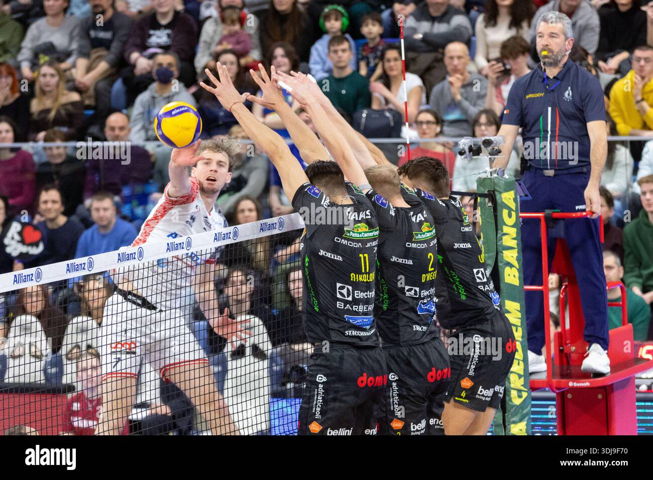 REGGERS Ferre, Allianz Milano during Allianz Milano vs Cucine Lube ...