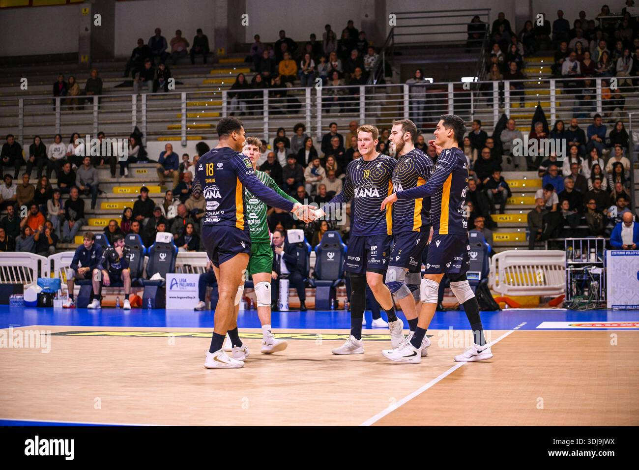 (Rana Verona) during Cisterna Volley vs Rana Verona 0-3 (22-25, 18-25 ...