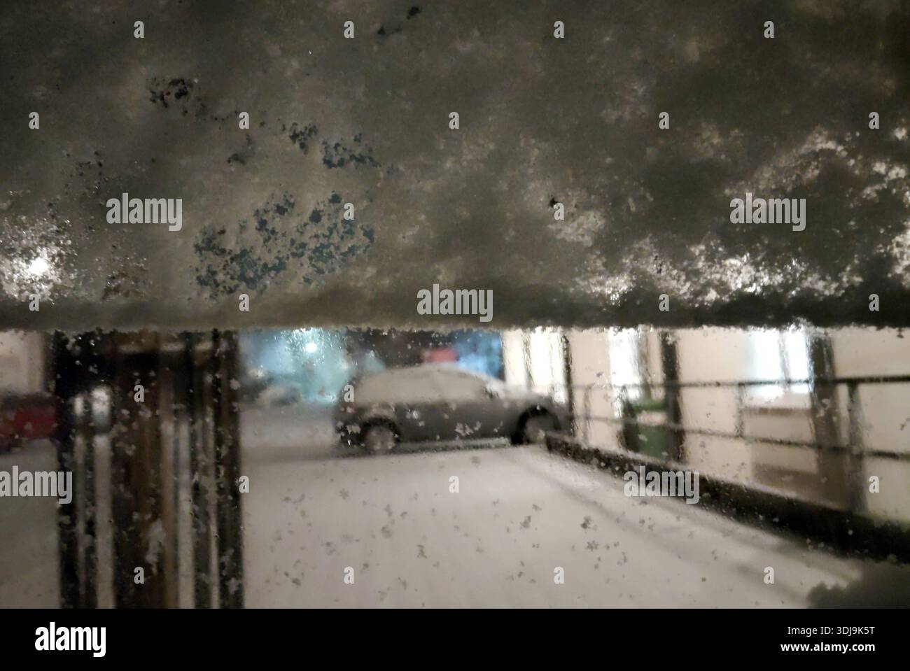 Schnee in Bayern , Umwetter , Glatt , Winter in Wendelstein , Bayern ...