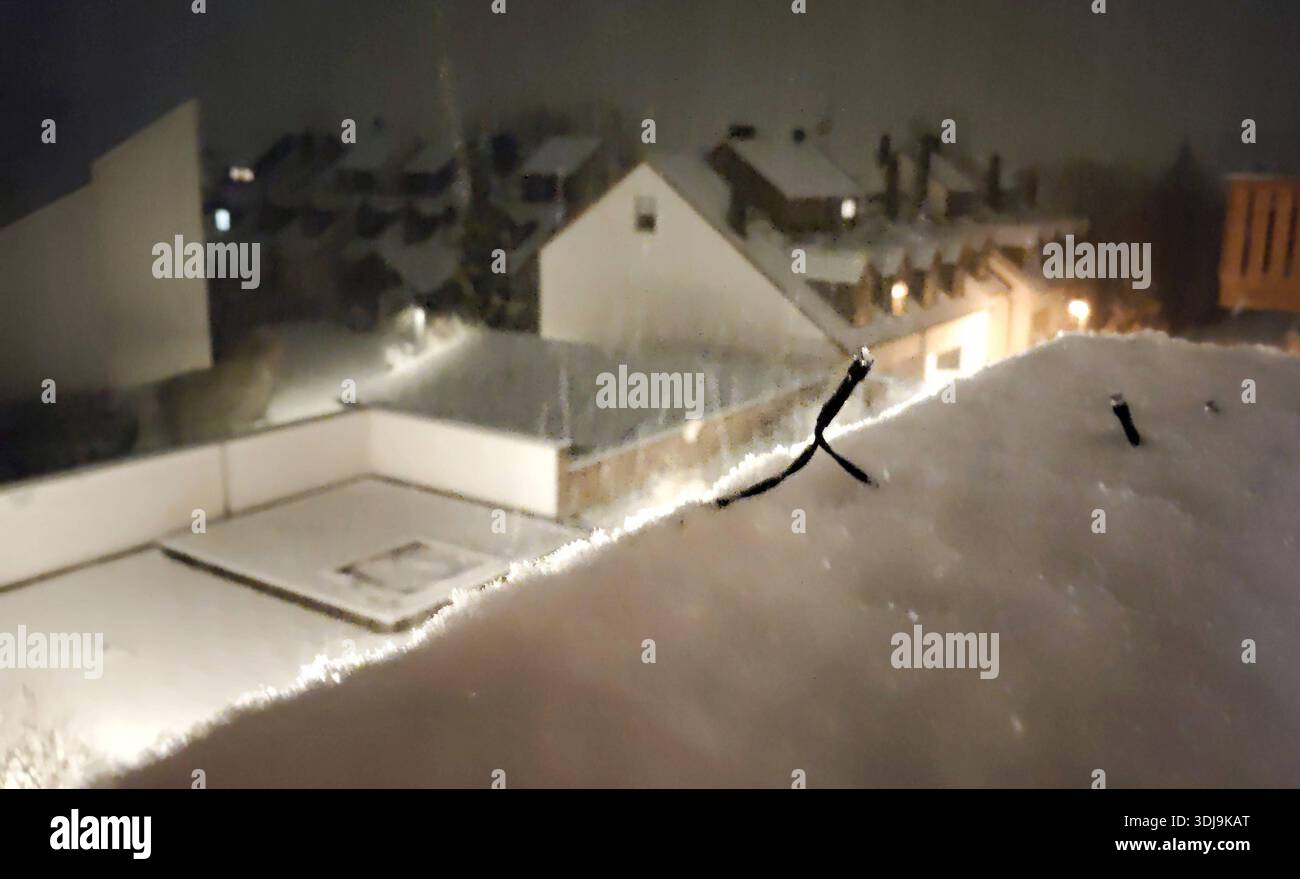 Schnee in Bayern , Umwetter , Glatt , Winter in Wendelstein , Bayern ...