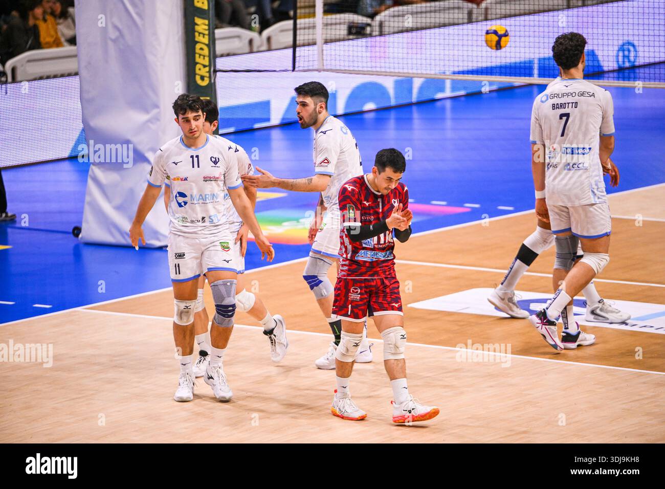 (Cisterna Volley) during Cisterna Volley vs Rana Verona 0-3 (22-25, 18 ...