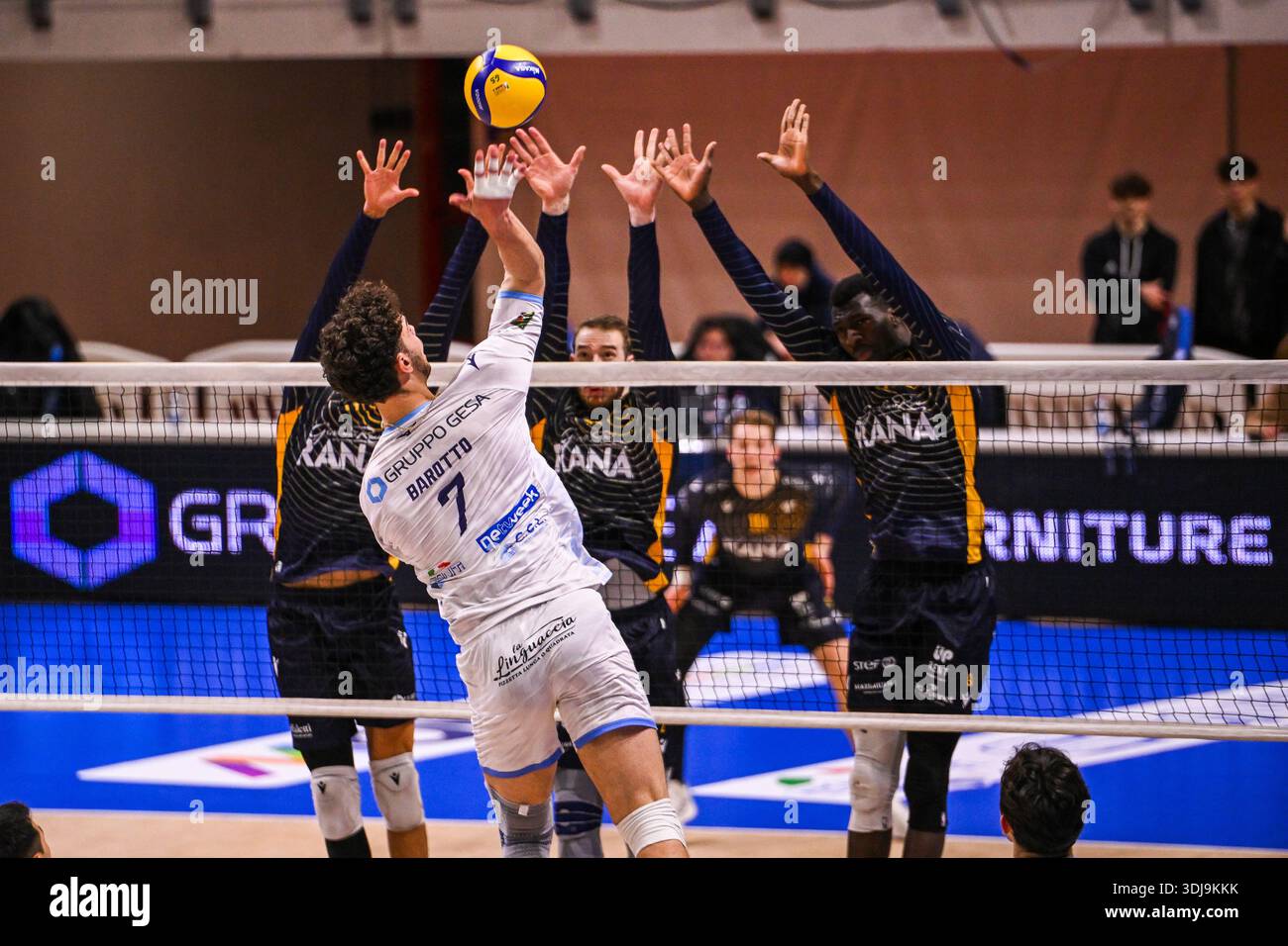 (Cisterna Volley) during Cisterna Volley vs Rana Verona 0-3 (22-25, 18 ...