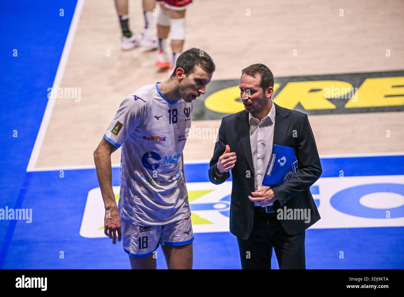 (Cisterna Volley) during Cisterna Volley vs Rana Verona 0-3 (22-25, 18 ...