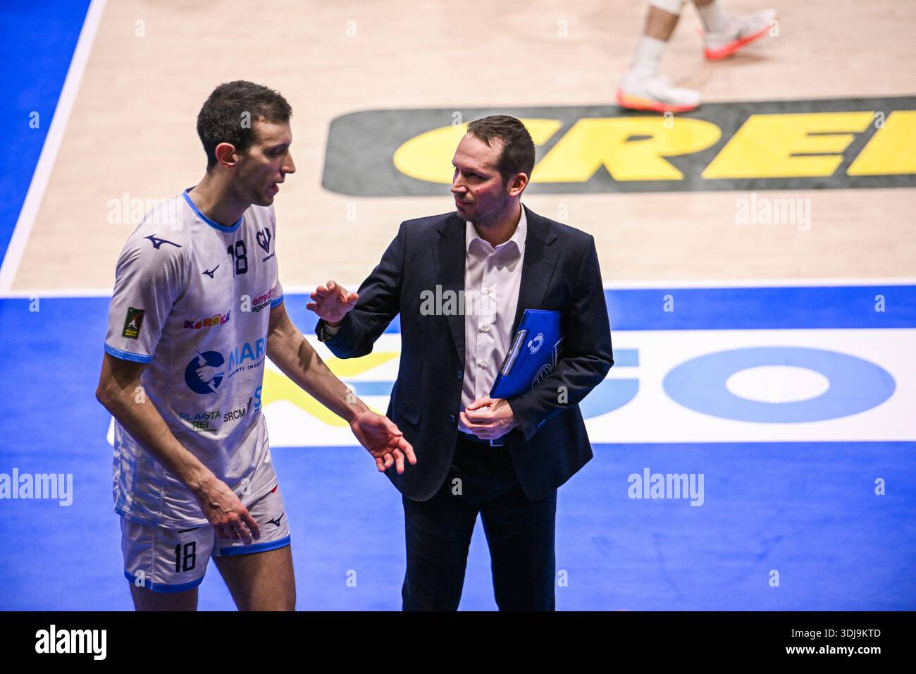 (Cisterna Volley) during Cisterna Volley vs Rana Verona 0-3 (22-25, 18 ...