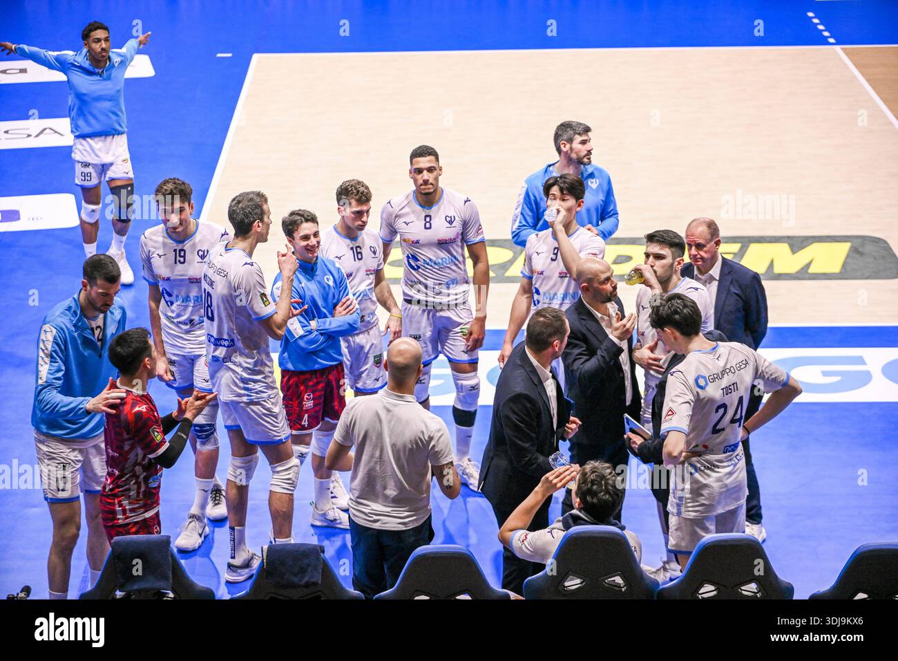 (Cisterna Volley) during Cisterna Volley vs Rana Verona 0-3 (22-25, 18 ...