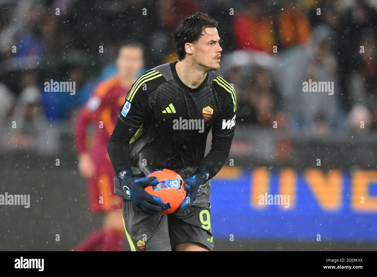 Olimpico Stadium, Rome, Italy - Mile Svilar of AS Roma during Serie A ...