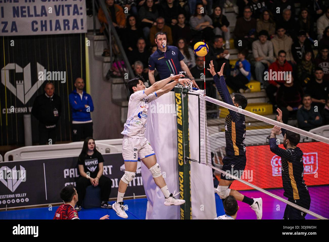 (Cisterna Volley) during Cisterna Volley vs Rana Verona 0-3 (22-25, 18 ...