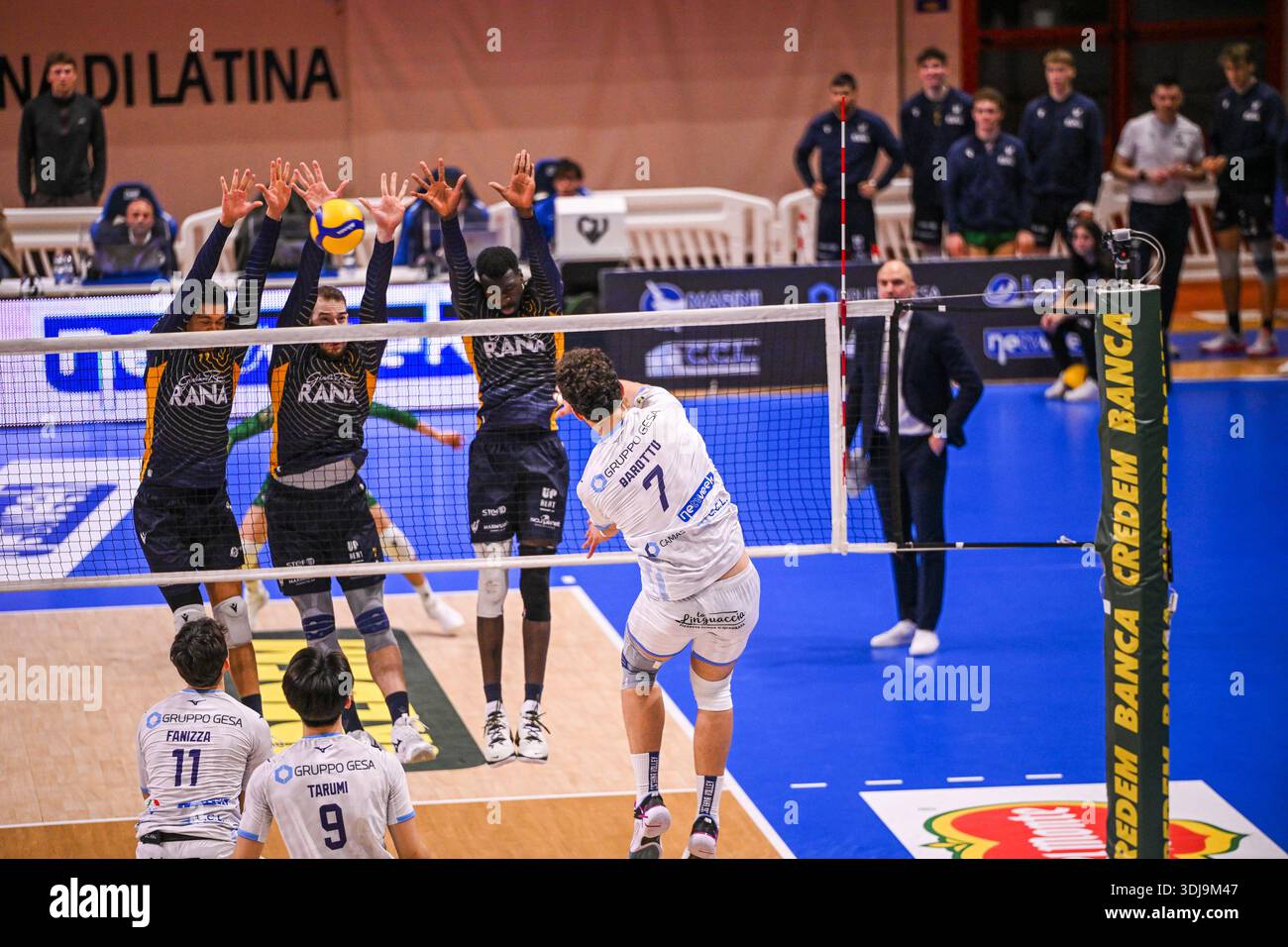 (Cisterna Volley) during Cisterna Volley vs Rana Verona 0-3 (22-25, 18 ...