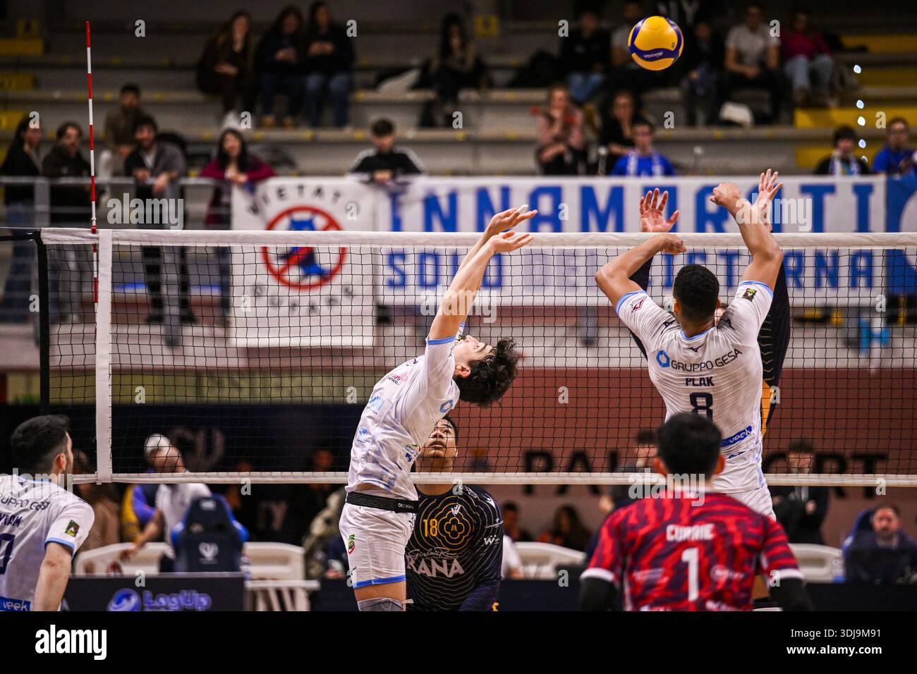 (Cisterna Volley) during Cisterna Volley vs Rana Verona 0-3 (22-25, 18 ...