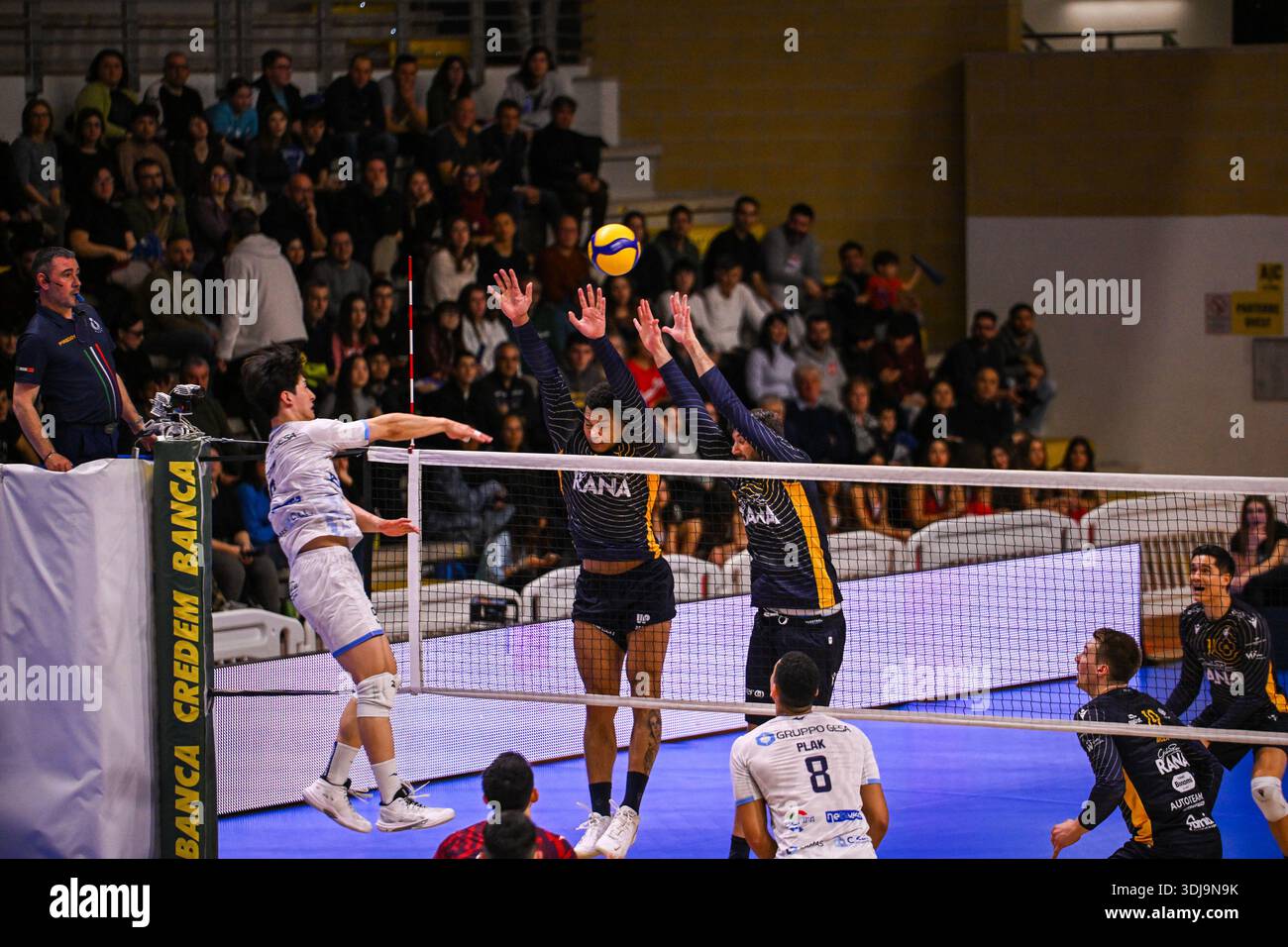 (Cisterna Volley) during Cisterna Volley vs Rana Verona 0-3 (22-25, 18 ...
