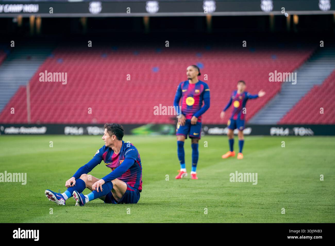 FC Barcelona player (9) Robert Lewandowski during LaLiga EA Sports ...