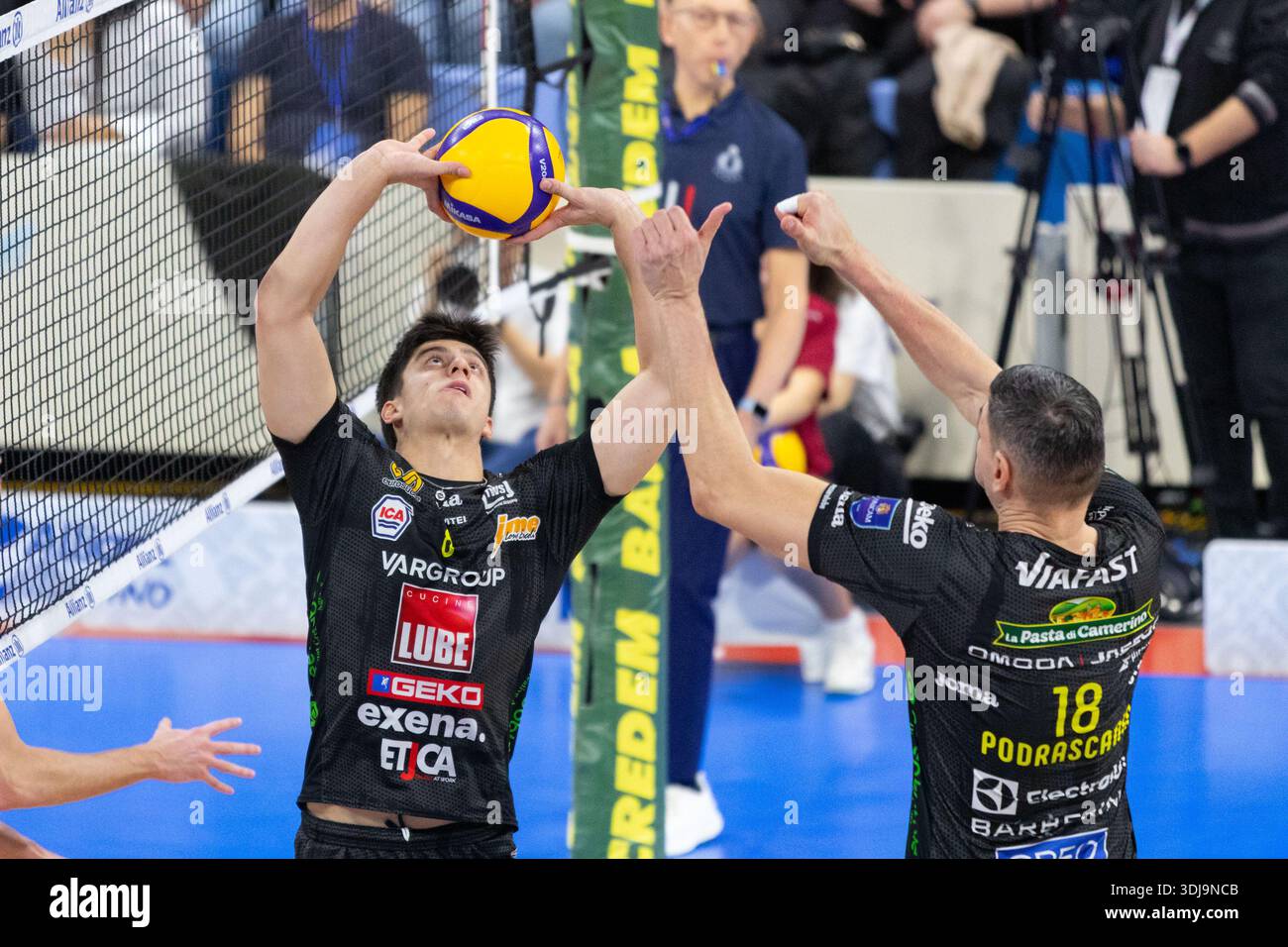 Mattia Bonifante, Cucine Lube Civitanova during Allianz Milano vs ...