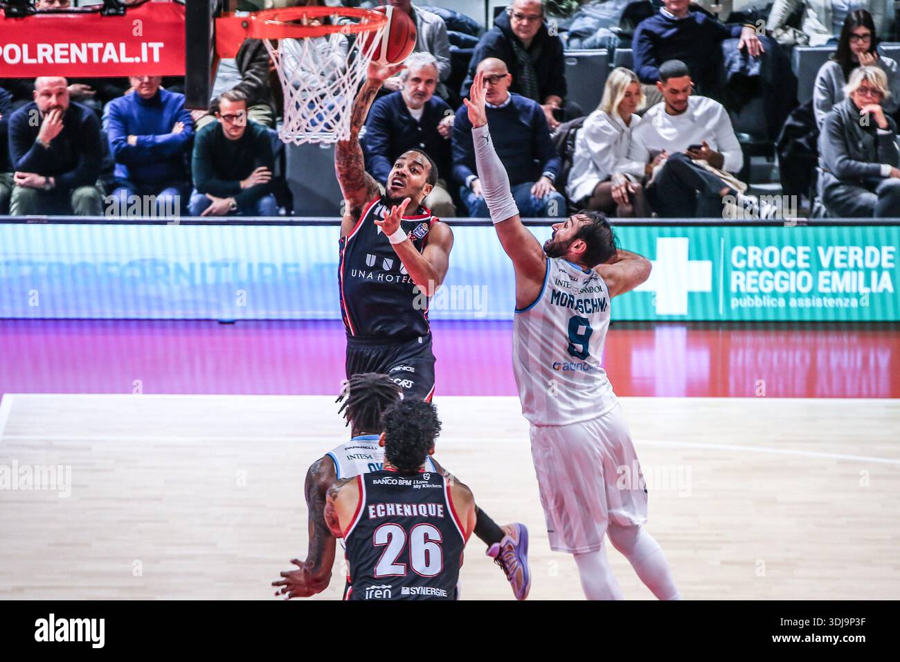 Troy Caupain Jr. (Una Hotels Reggio Emilia) during Una Hotels Reggio ...