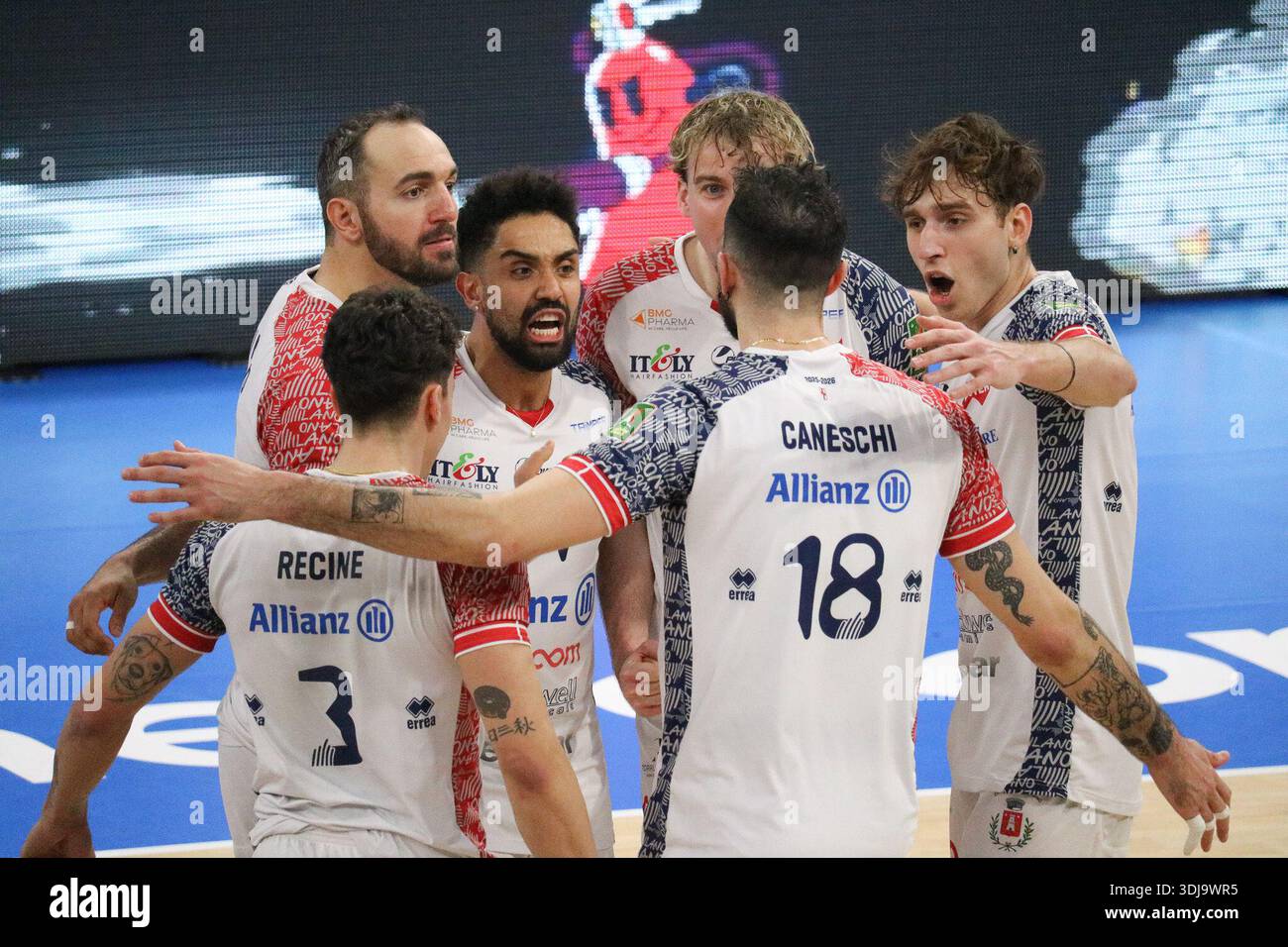 POWERVOLLEY MILANO during Allianz Milano vs Cucine Lube Civitanova ...