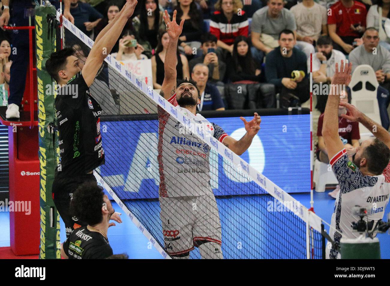 FERNANDO KRELING (POWERVOLLEY MILANO) AND MONSTER BLOCK ALEKSANDER ...