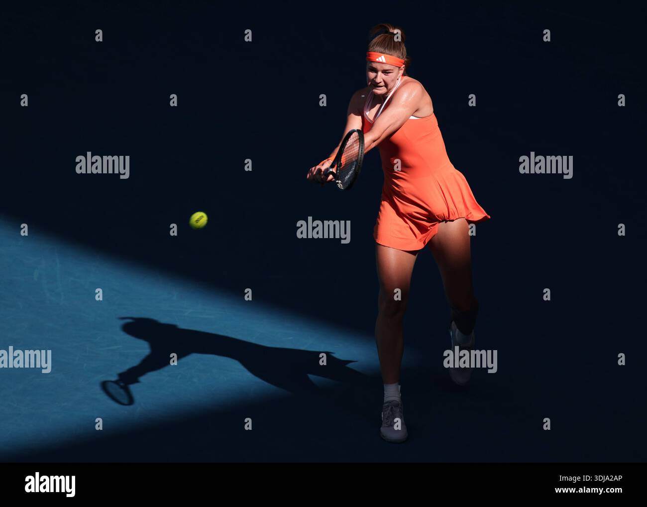 Australian Open Tennis Championships. 25th Jan, 2026. Day 8: Karolina ...