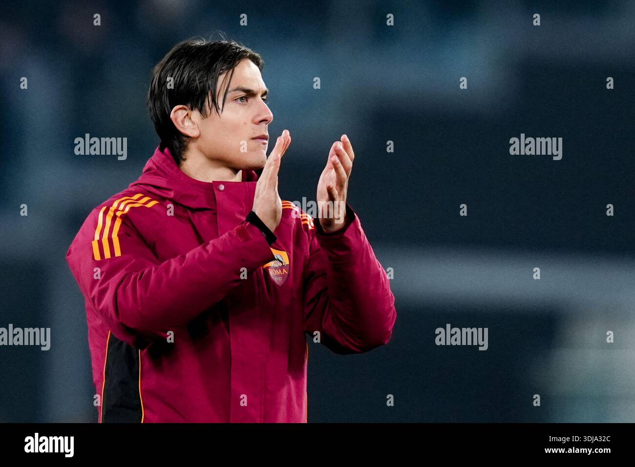 Paulo Dybala of AS Roma greets the fans at the end of the Serie A ...
