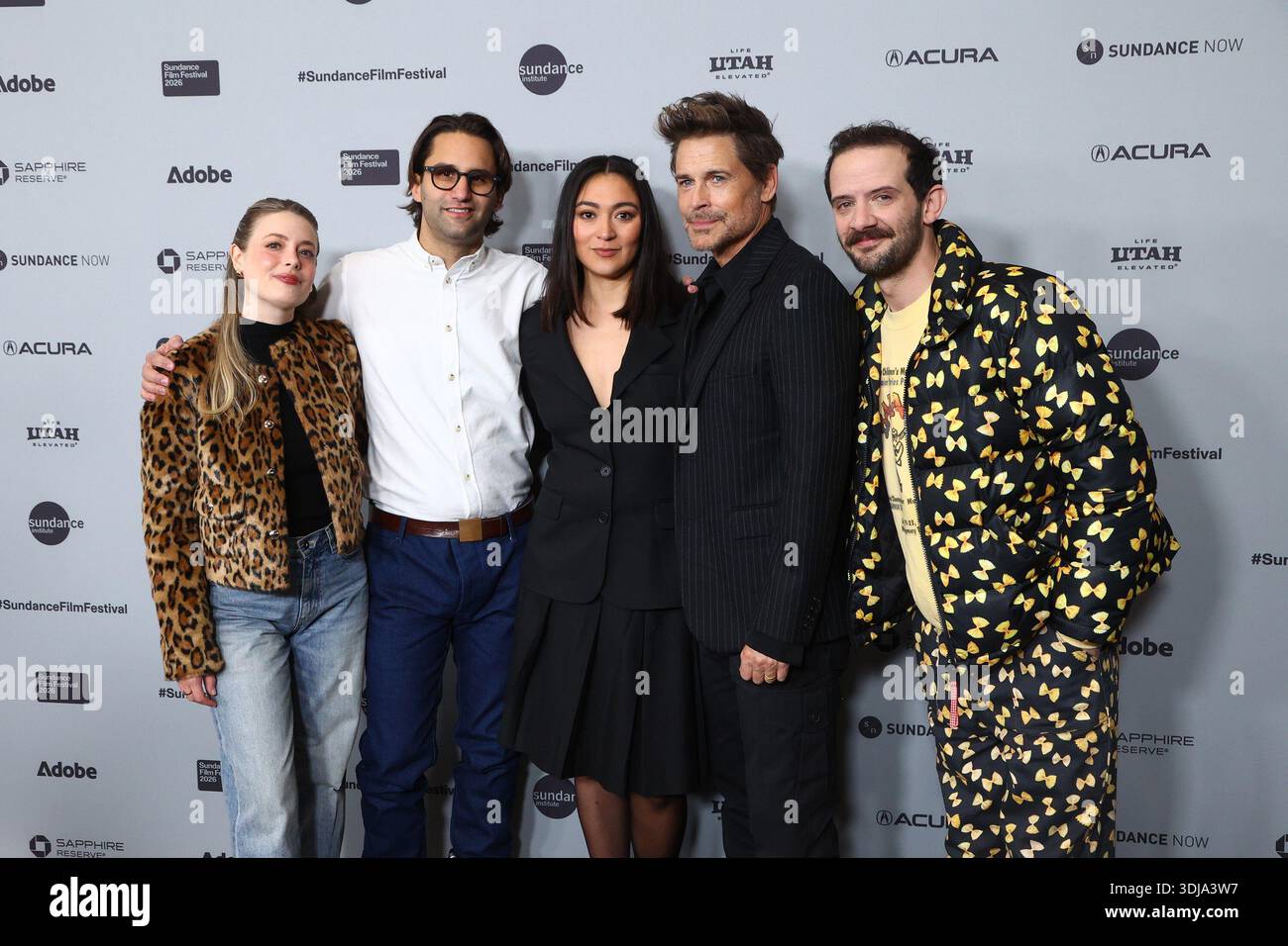 Gillian Jacobs, Alex Heller, Giselle Bonilla, Rob Lowe, Will Brill at ...