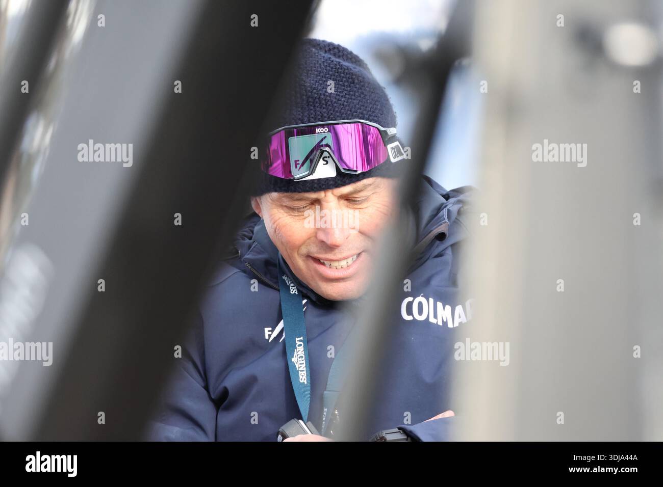 KITZBUEHEL, AUSTRIA - JANUARY 25: FIS race director Markus Waldner ...