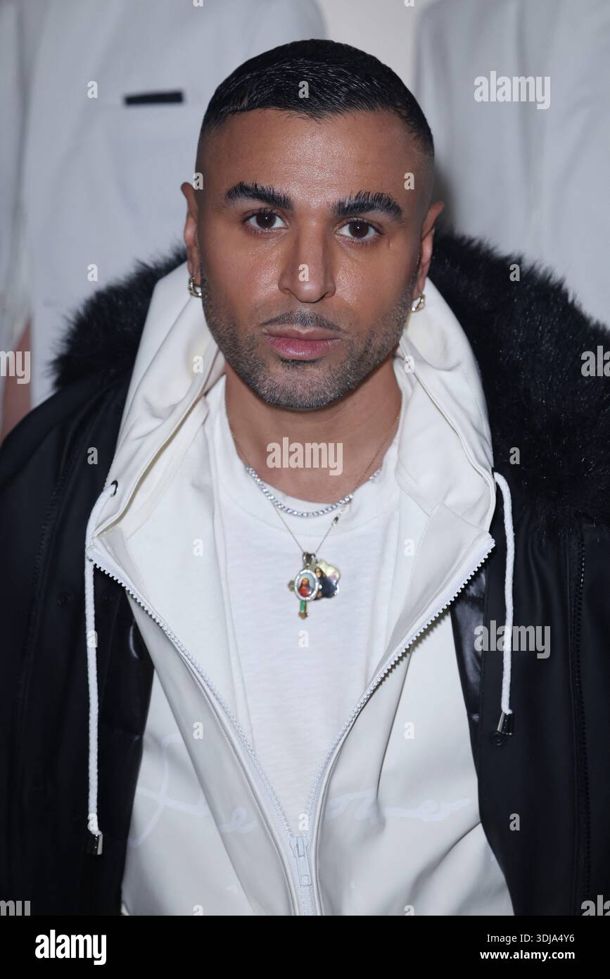 Raul Lopez attends the Shayne Oliver "The Party Is Over" Menswear Fall ...
