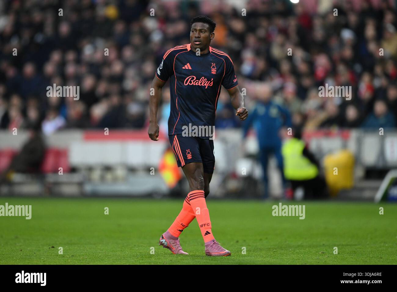 Taiwo Awoniyi of Nottingham Forest during the Premier League match ...