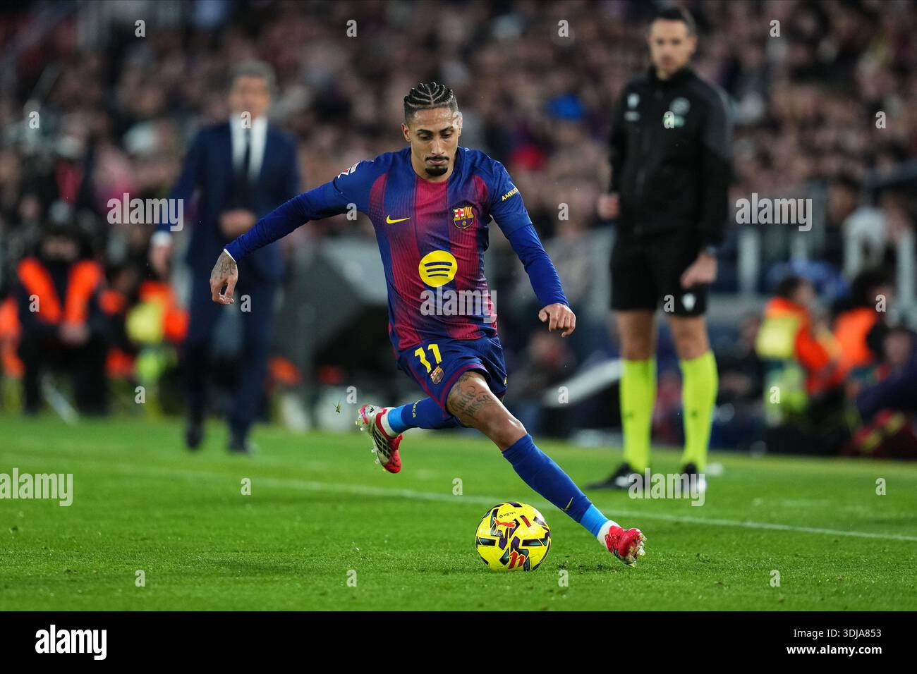 Raphael Dias Belloli Raphinha of FC Barcelona during the La Liga EA ...