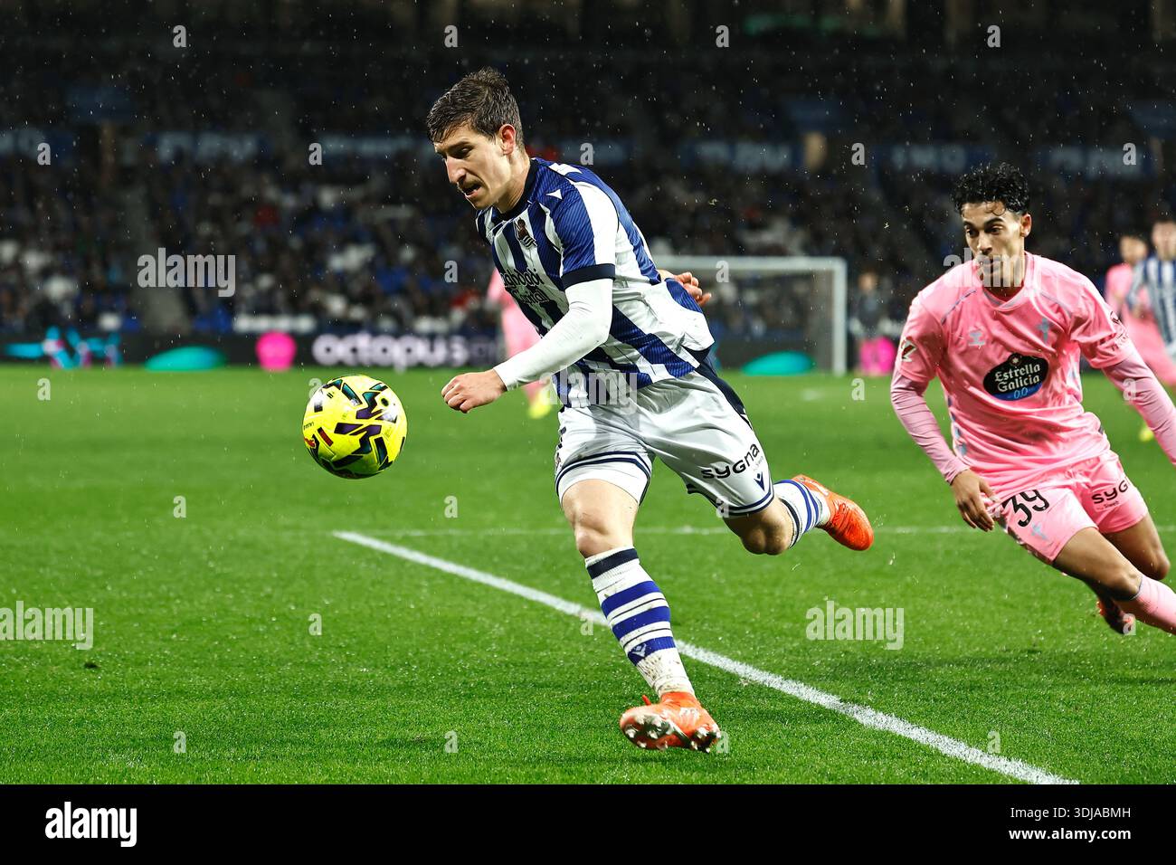 San Sebastian, Spain. 25th Jan, 2026. Aihen Munoz (Sociedad) Football ...
