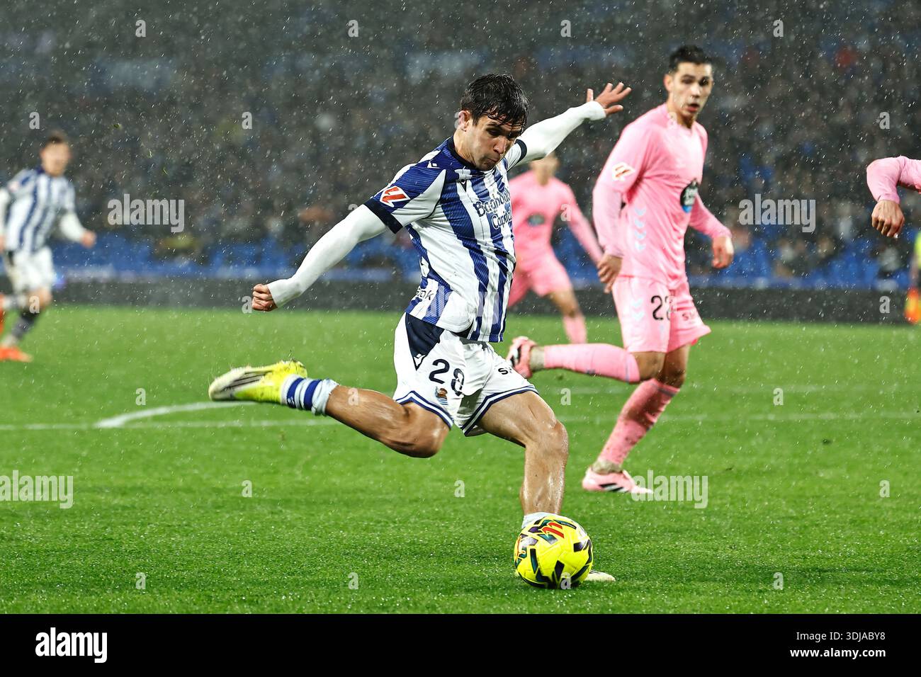 San Sebastian, Spain. 25th Jan, 2026. Pablo Marin (Sociedad) Football ...