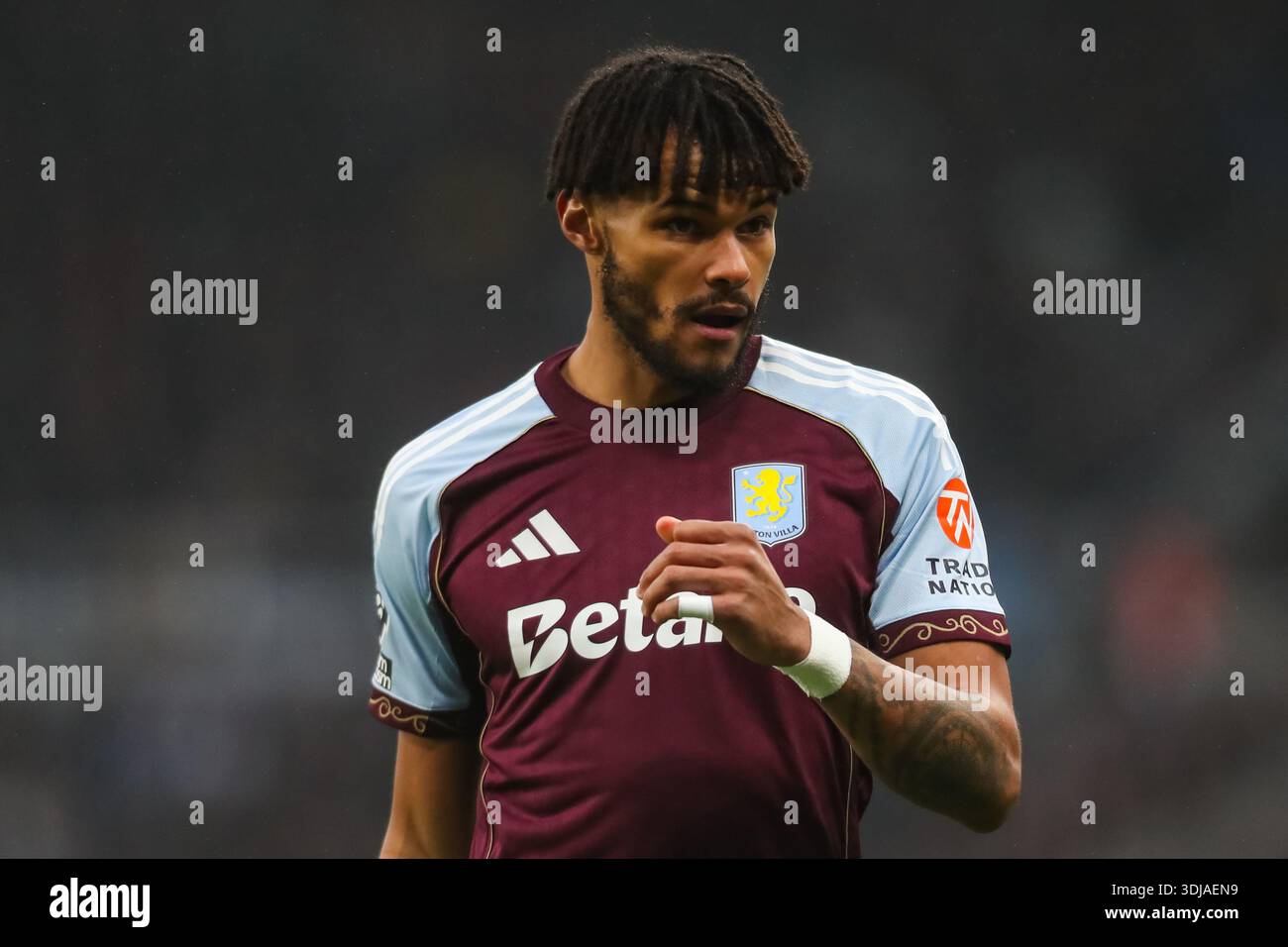 Tyrone Mings Of Aston Villa during the Newcastle United v Aston Villa ...