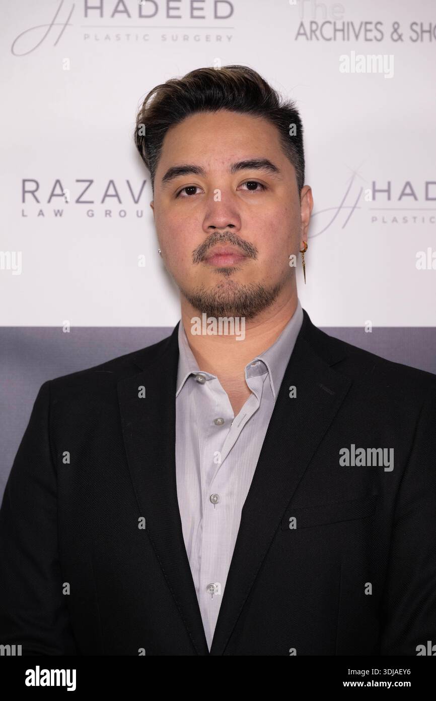 Tik Tok Star Gio Contreras attends 3rd Annual Anniversary of Supermodel ...