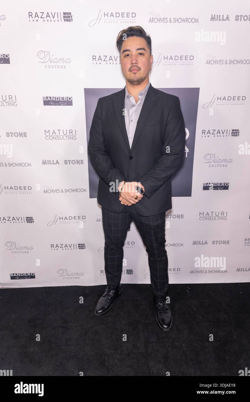 Tik Tok Star Gio Contreras attends 3rd Annual Anniversary of Supermodel ...