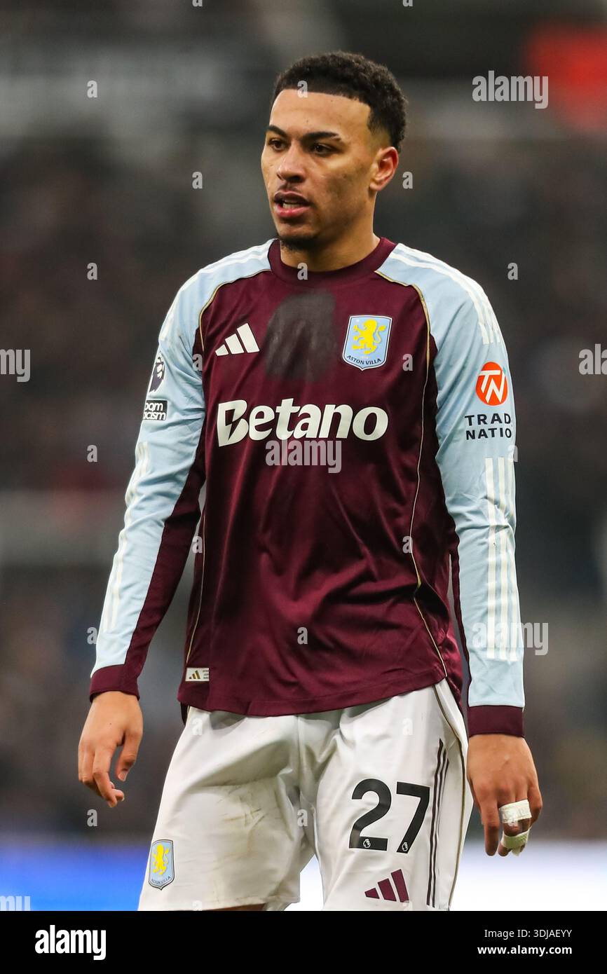 Morgan Rogers Of Aston Villa during the Newcastle United v Aston Villa ...