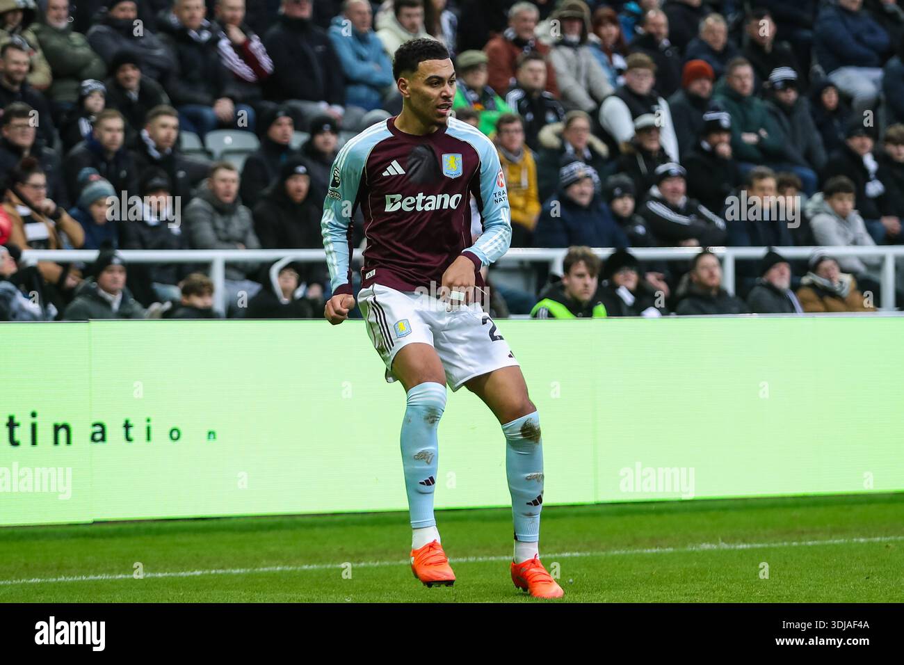 Morgan Rogers Of Aston Villa during the Newcastle United v Aston Villa ...