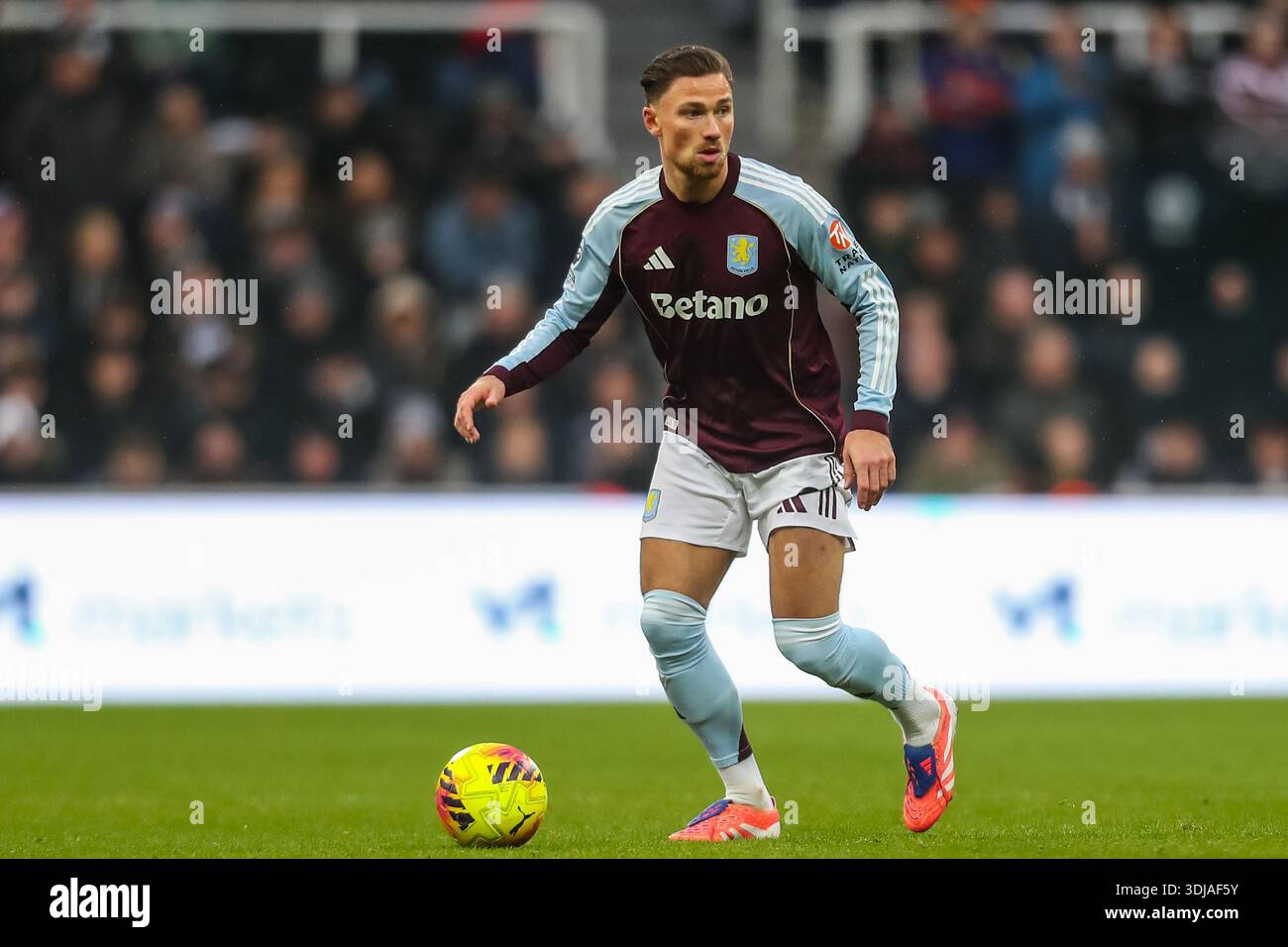 Matty Cash Of Aston Villa during the Newcastle United v Aston Villa ...