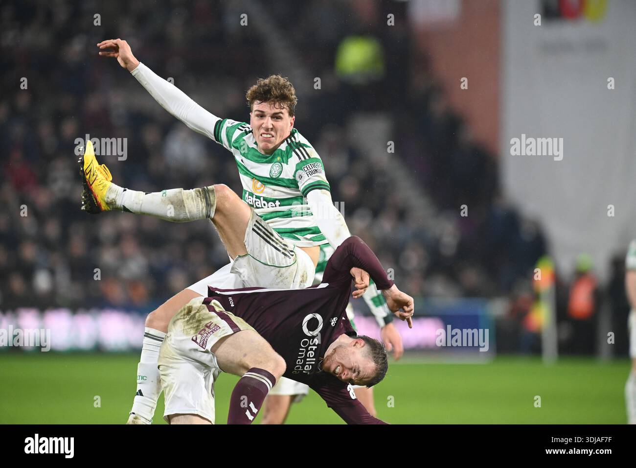 Tynecastle Park. Edinburgh.Scotland.UK.25th Jan 26 William Hill ...