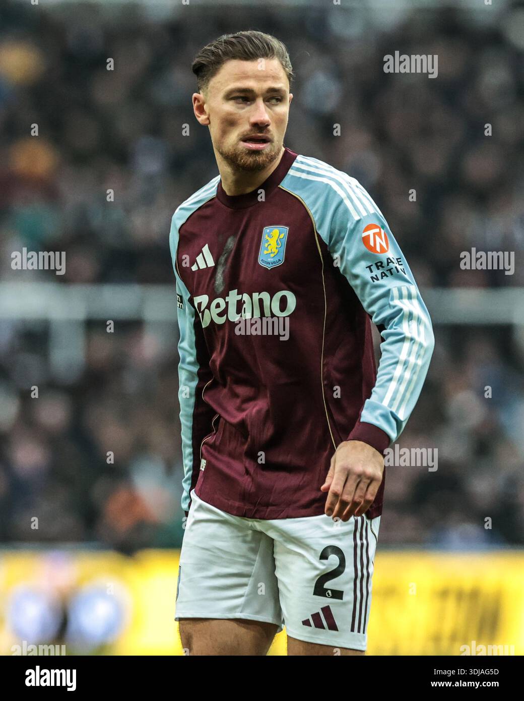 Matty Cash of Aston Villa during the Premier League match Newcastle ...