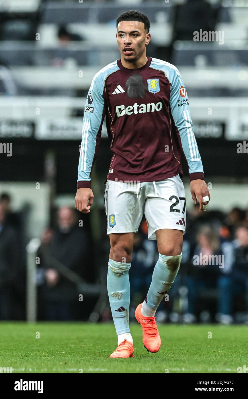 Morgan Rogers of Aston Villa during the Premier League match Newcastle ...