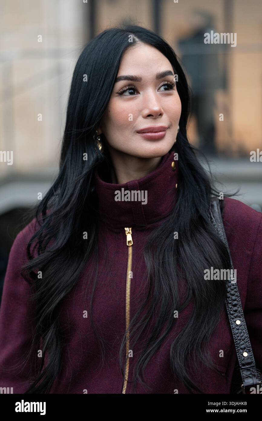 Heart Evangelista attends the Patou Menswear Fall/Winter 2026-2027 show ...