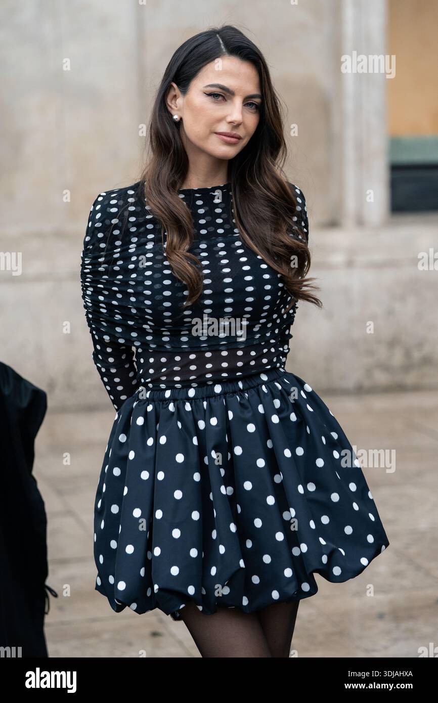 Kelly Piquet attends the Patou Menswear Fall/Winter 2026-2027 show as ...